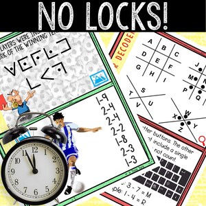 Escape Room for Kids - Printable Party Game – Soccer Team Escape Room ...