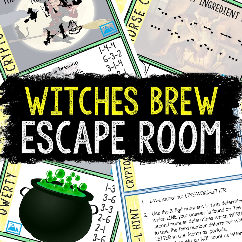 Witches Escape Room Adults - Etsy