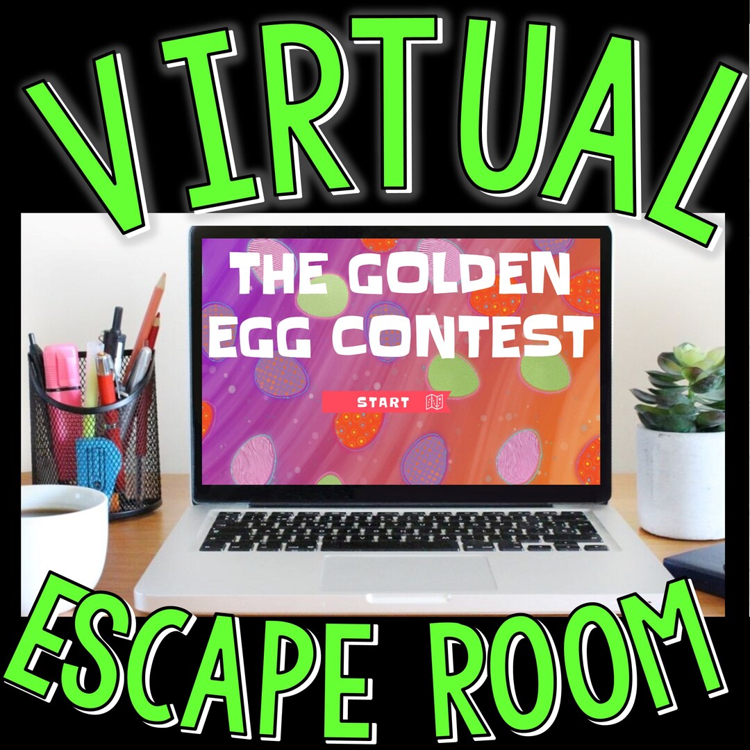 Easter Virtual Escape Room for Kids, Golden Egg, Digital Escape Room ...