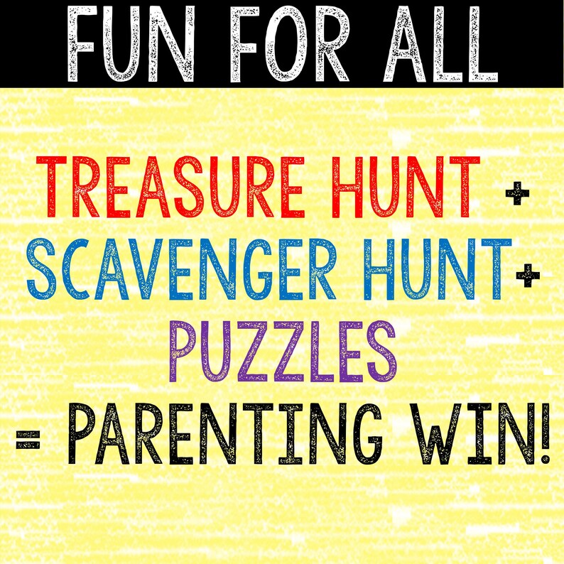 Pirate Theme Treasure Hunt for Kids Printable Puzzle Game | Etsy