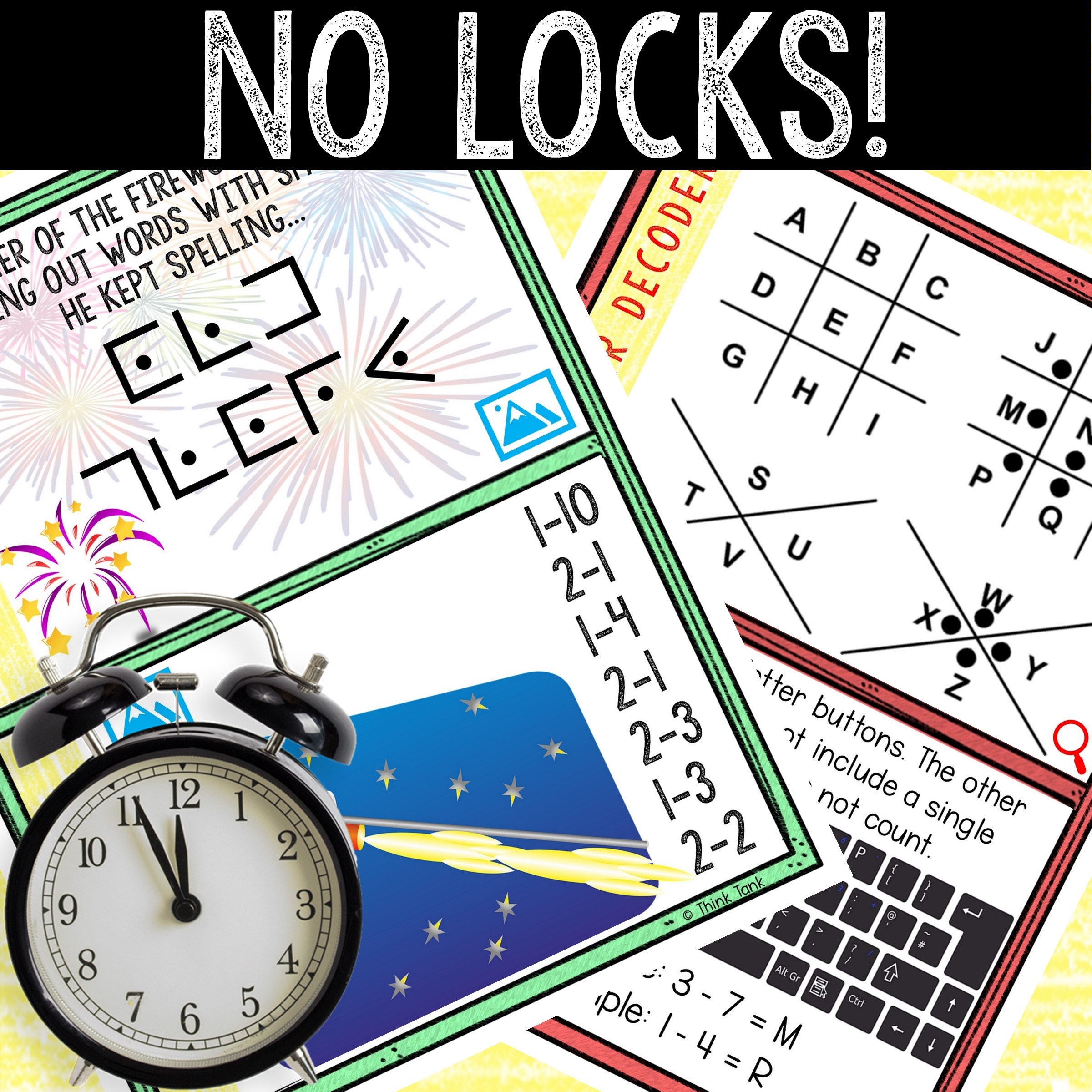 4th of July Escape Room for Kids Printable Party Game - Etsy