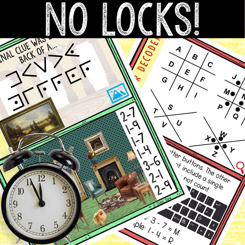 Escape Room for Kids Printable Party Game Magic Key Escape - Etsy