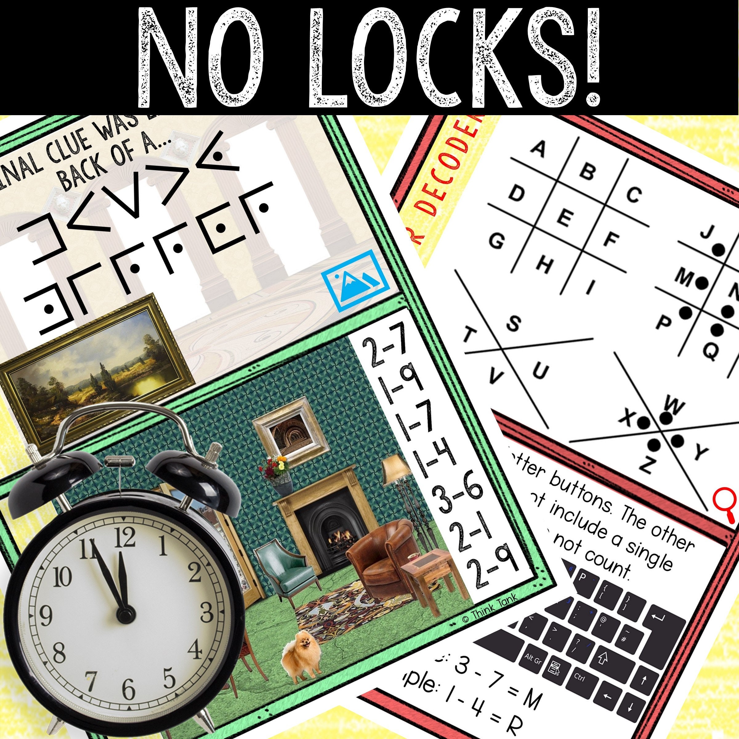 Escape Room for Kids - Printable Party Game – Magic Key Escape Room Kit ...