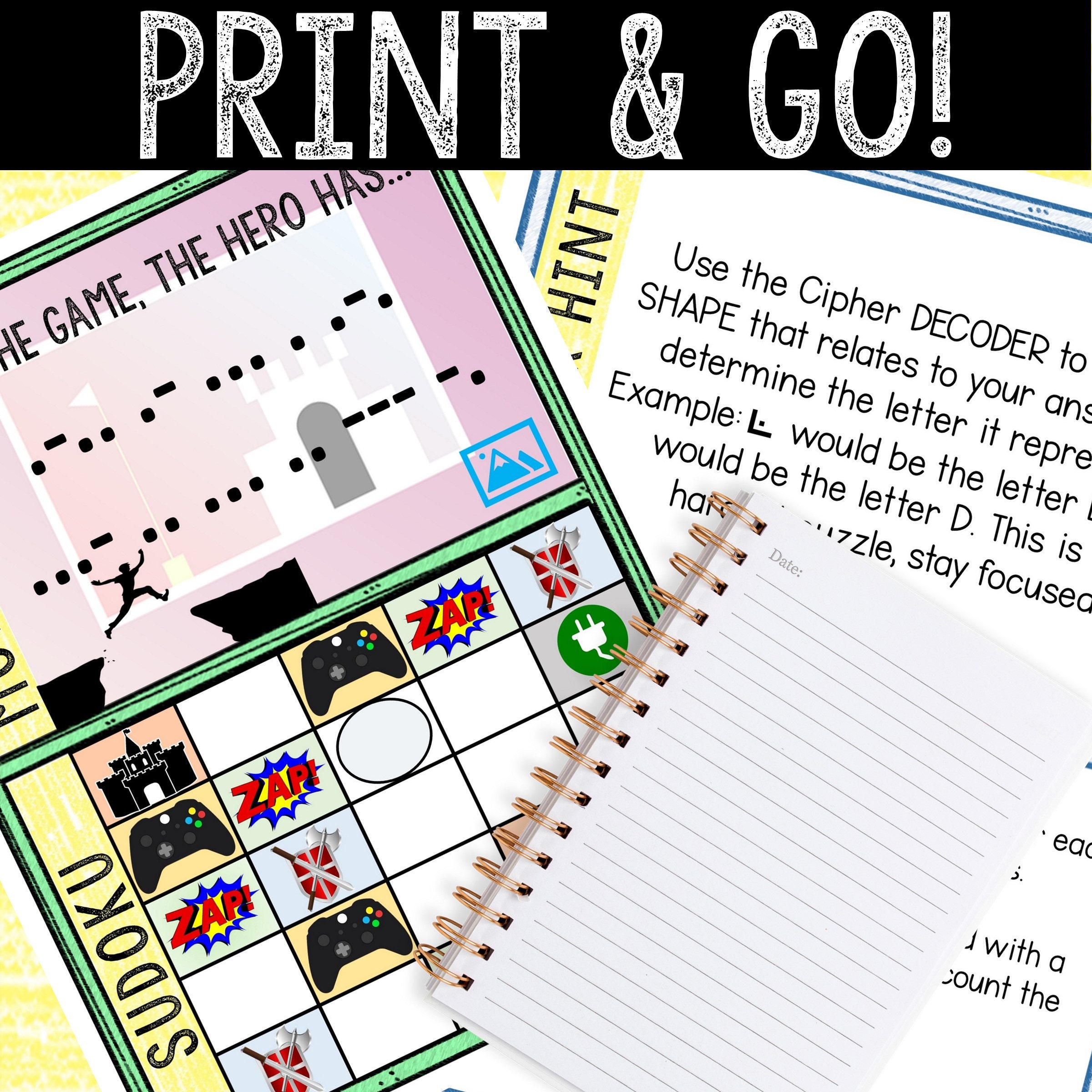 Escape Room for Kids - Printable Party Game – Boys 11th Birthday Escape ...
