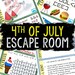 Escape Room for Kids - Printable Party Game – 4th of July Escape Room ...