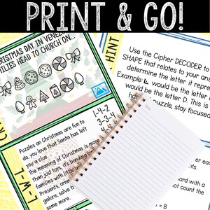 Christmas Escape Room for Kids, Printable Party Game, Christmas Escape ...