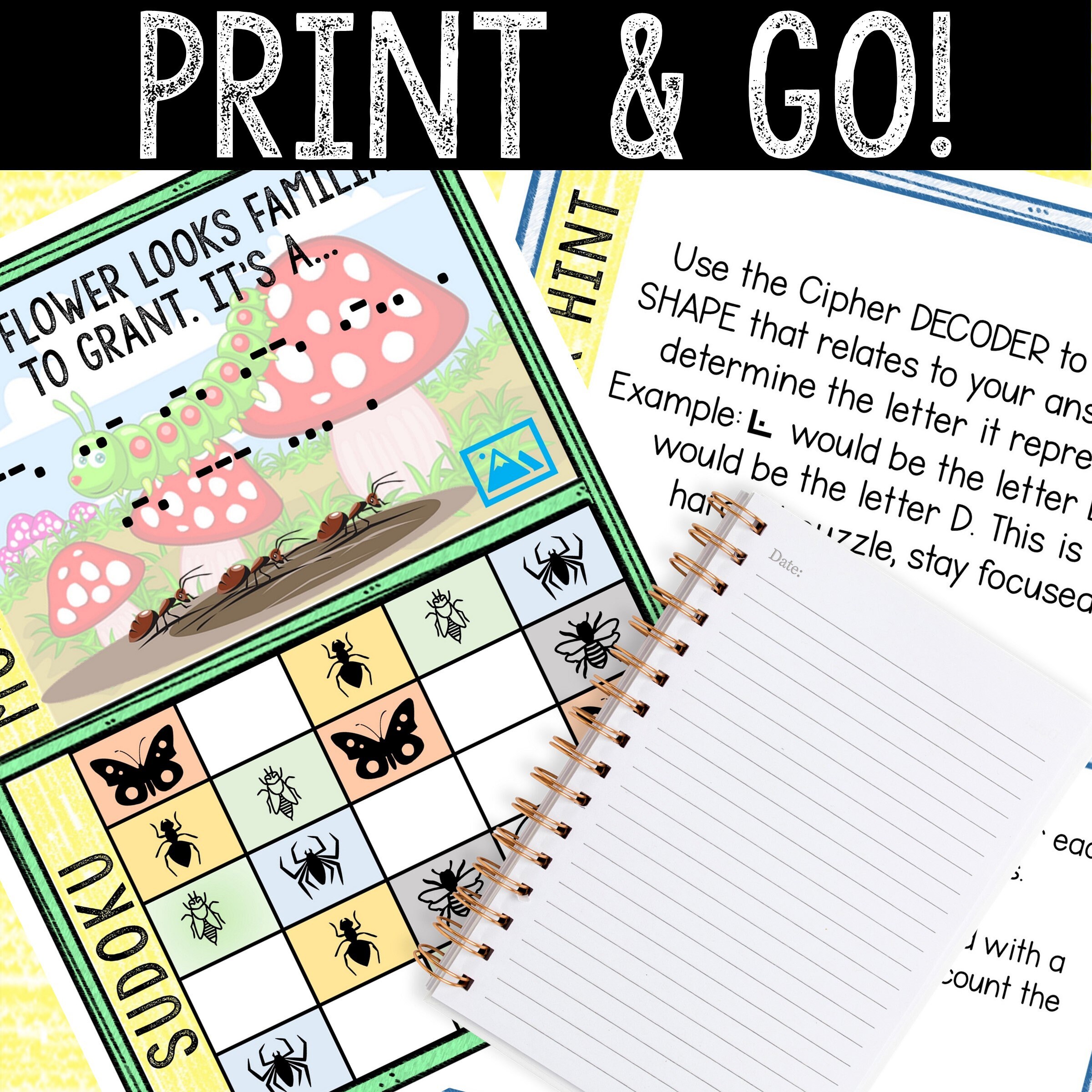 Escape Room for Kids - DIY Printable Game – Grant the Ant Escape Room ...