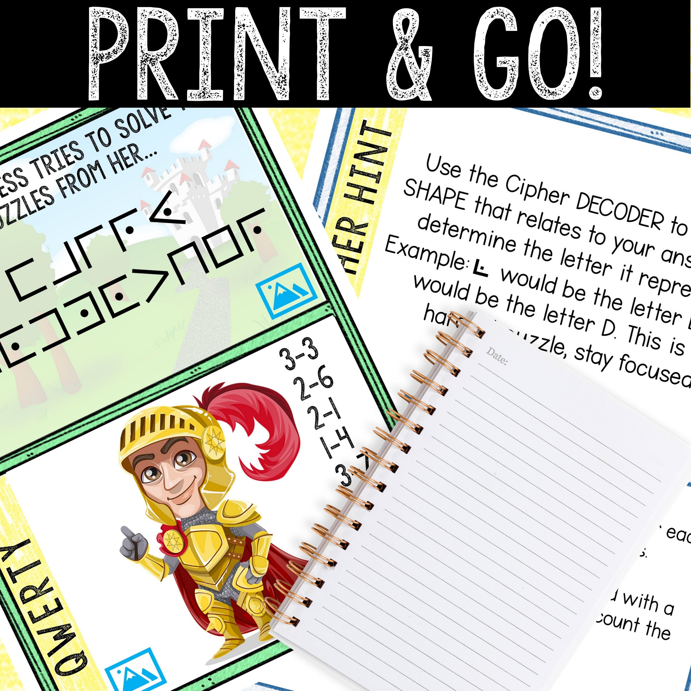 Escape Room for Kids - Printable Party Game – Princess Fairytale Escape ...
