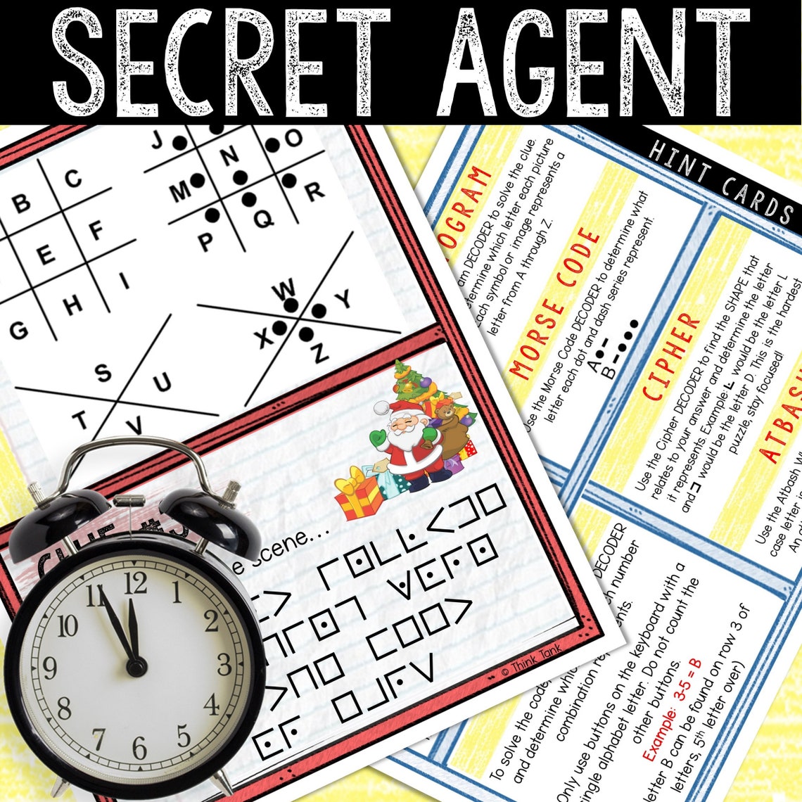 Christmas Murder Mystery Game for Kids Spy Party Secret | Etsy