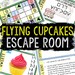 Escape Room for Kids Printable Party Game Flying Cupcakes Escape Room ...