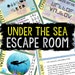 Escape Room for Kids Printable Party Game Under the Sea - Etsy