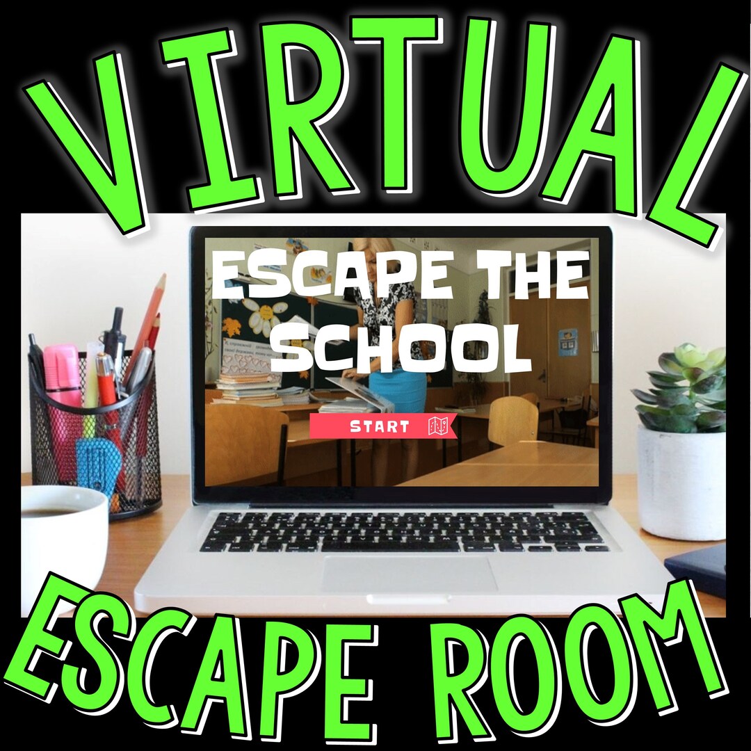 Virtual Escape Room for Kids, Escape the School, Digital Escape Room ...