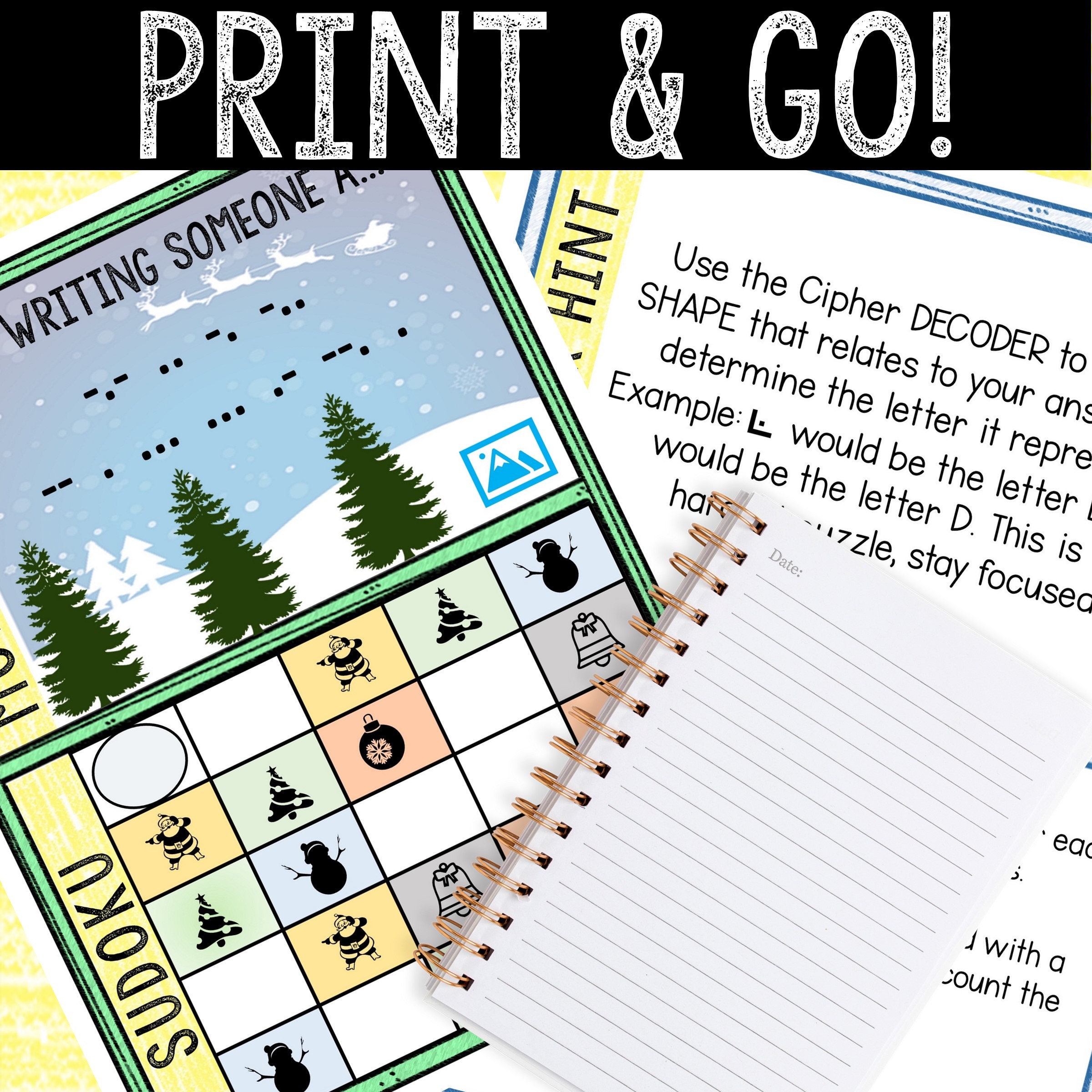 Christmas Escape Room for Kids - Printable Party Game – North Pole Mix ...