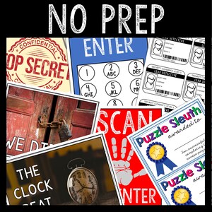 Back to School Fact Quest Escape Room for Kids, Printable Party Game ...