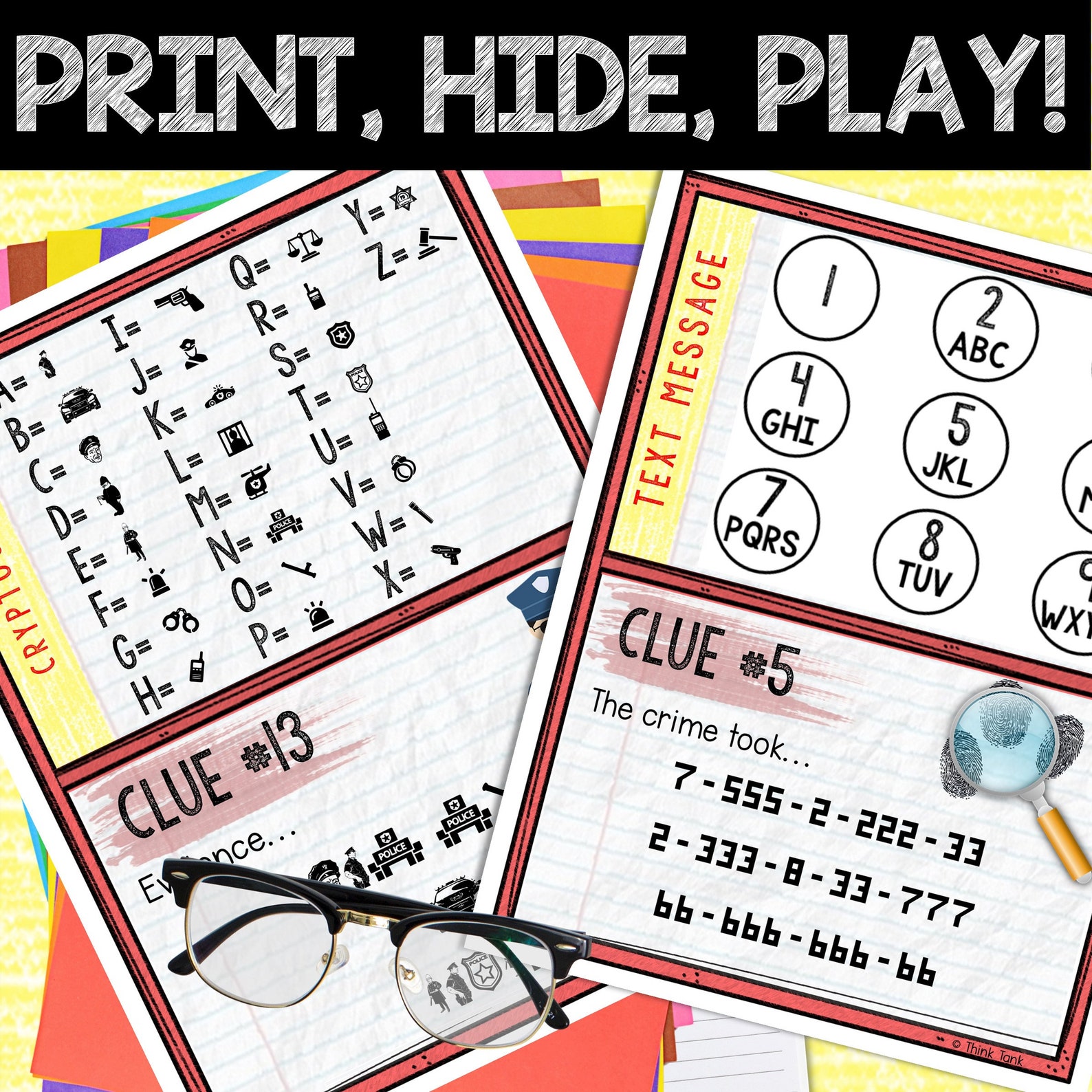 Murder Mystery Game for Kids Spy Party Middle School | Etsy