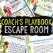 Escape Room for Kids - Printable Party Game – Football Playbook Escape ...