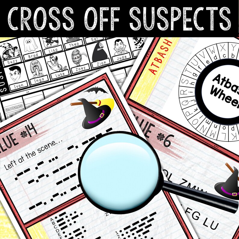 Halloween Murder Mystery Game for Kids Spy Party Secret - Etsy