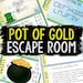 Pot of Gold St. Patrick's Day Escape Room Game for Kids | Etsy