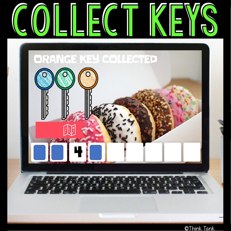 Virtual Escape Room for Kids, Divine Donuts, Digital Escape Room Game ...