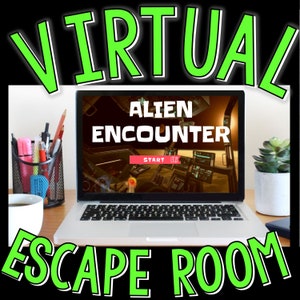 Virtual Escape Room for Kids, Alien Encounter, Digital Escape Room Game ...