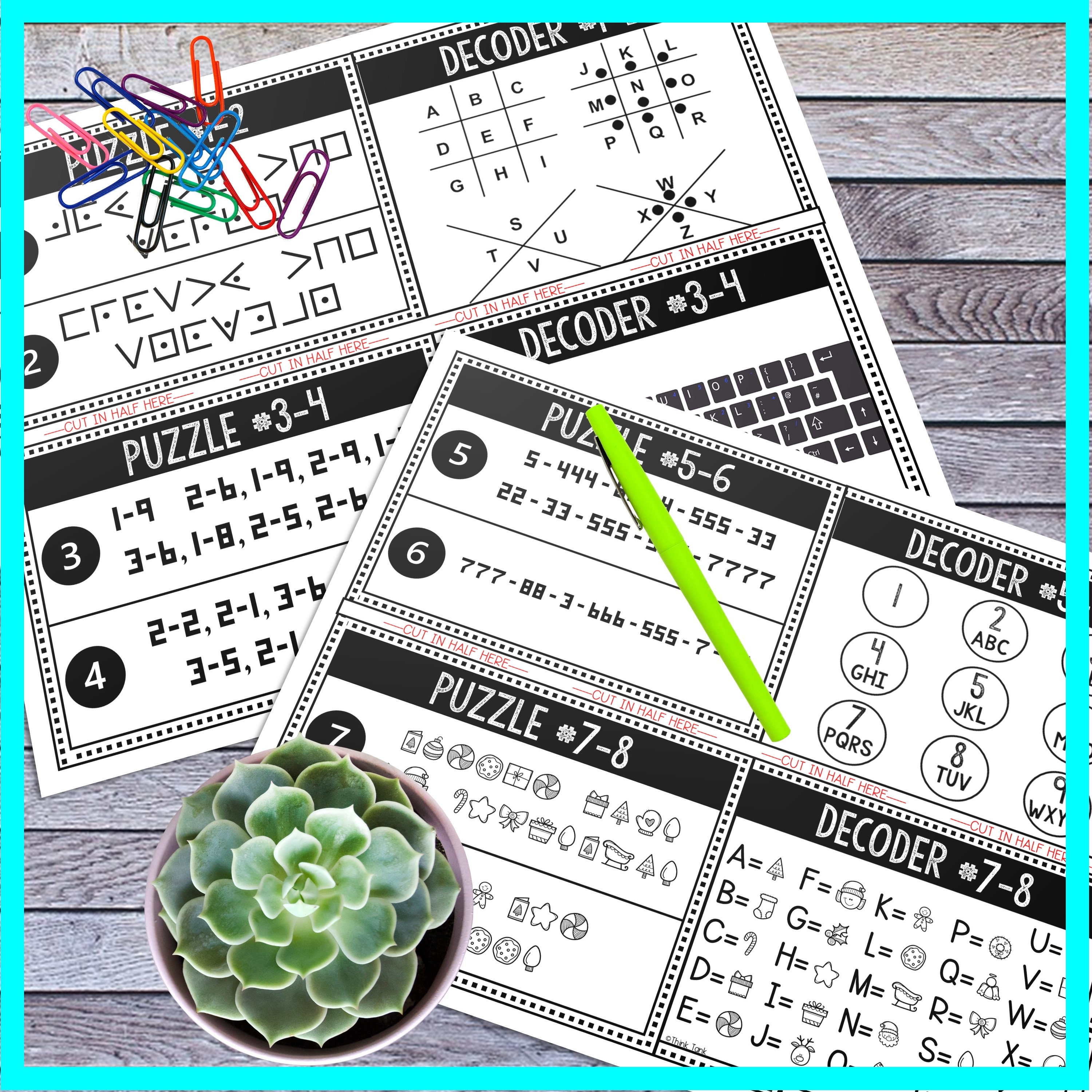 Christmas Songs Scavenger Hunt for Kids Escape Room Puzzle - Etsy