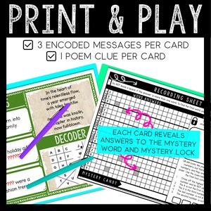 Born in 2015 Fact Quest Escape Room for Kids, Printable Party Game ...