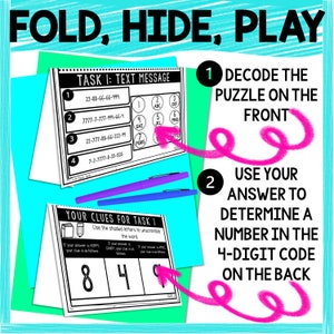 Bike Lock Escape Room Code for Kids - Printable Party Game – Birthday ...
