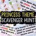Princess – Fairytale Theme Virtual Scavenger Hunt for Kids - Digital ...