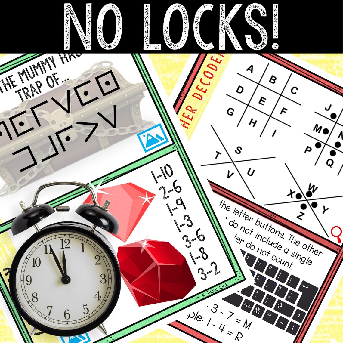 Escape Room for Kids - Printable Party Game – Mummy's Money Escape Room ...