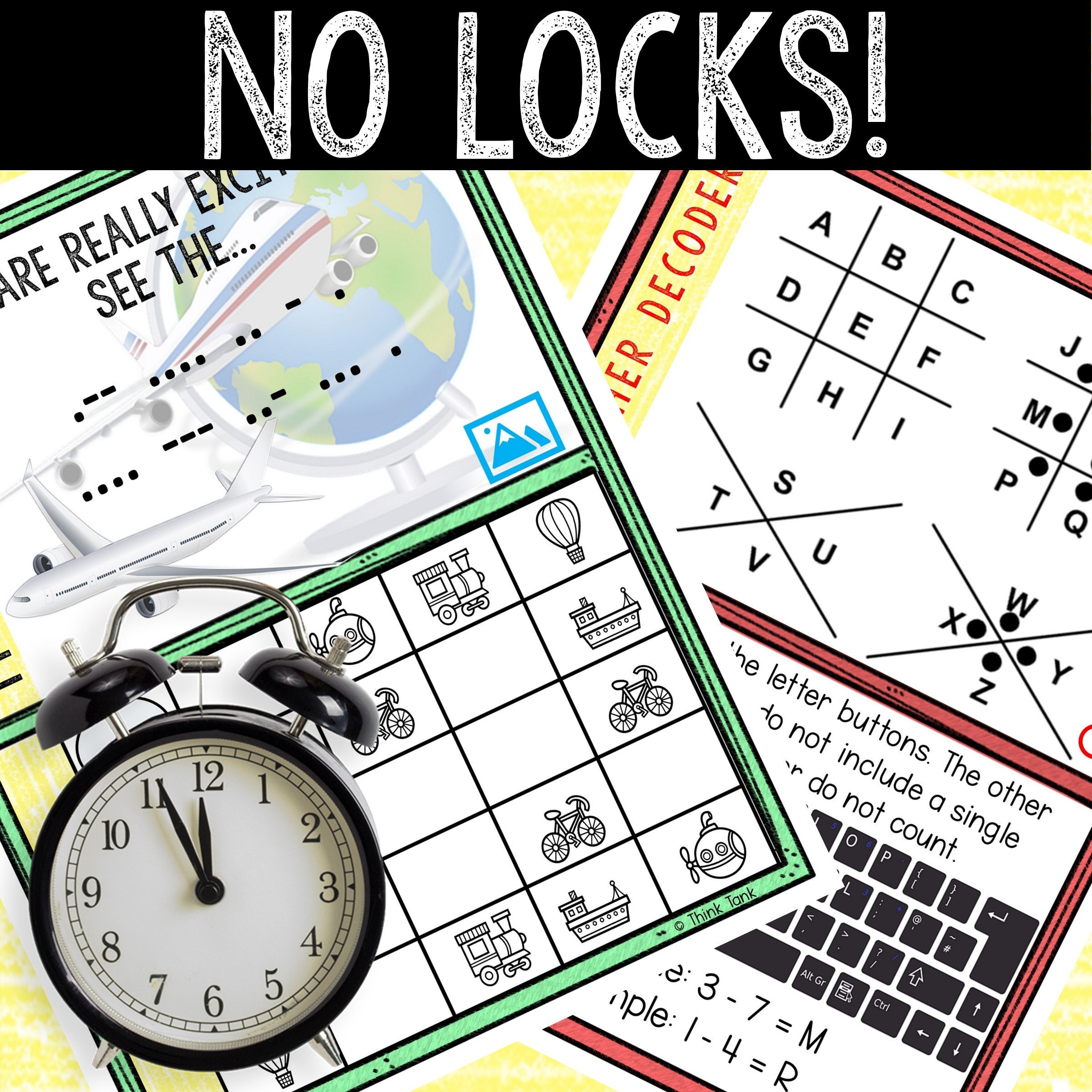 Escape Room for Kids - DIY Printable Game – Unknown Trip Escape Room ...