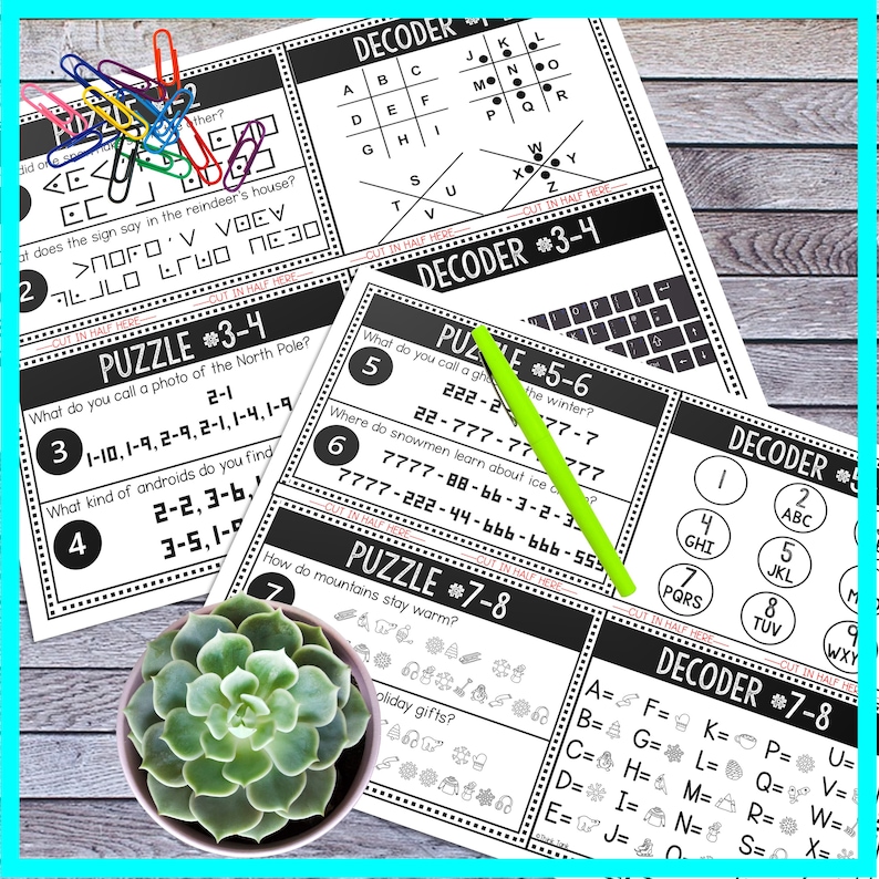 Winter Riddles Game Scavenger Hunt for Kids Escape Room - Etsy