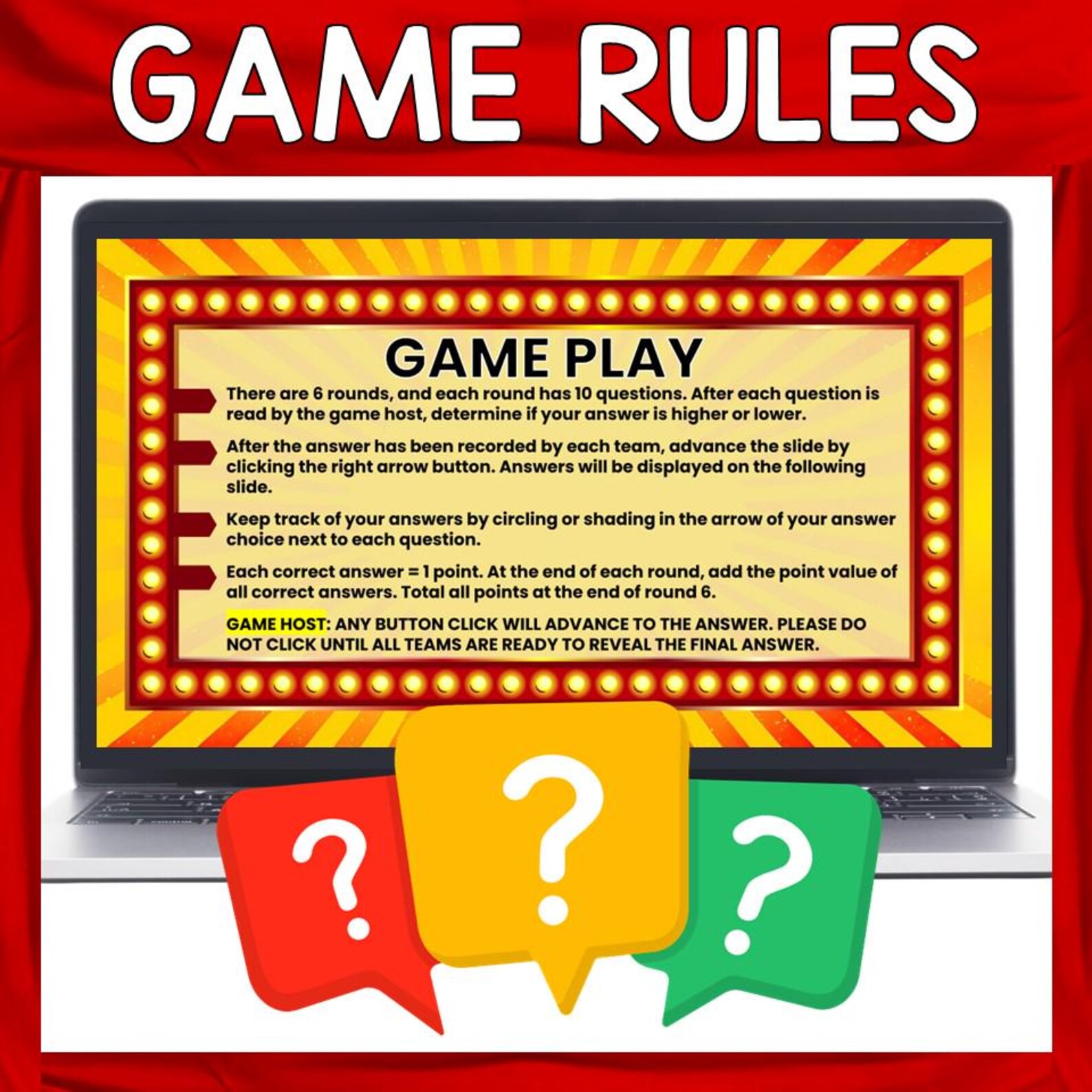 Virtual Trivia Game, Halloween, Digital Quiz Game, Powerpoint, Family ...