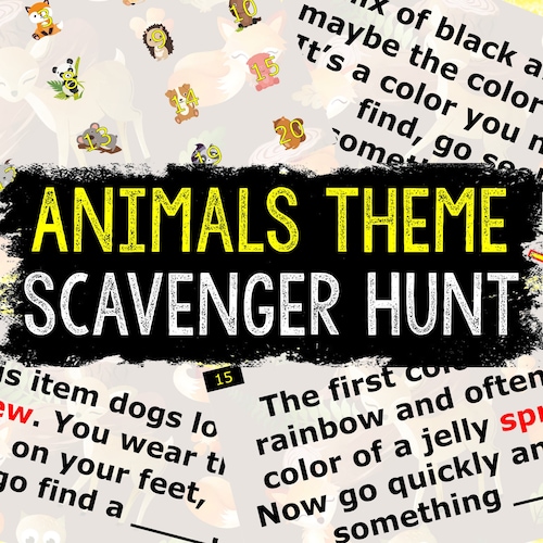 Toys Theme Virtual Scavenger Hunt for Kids Digital Party - Etsy