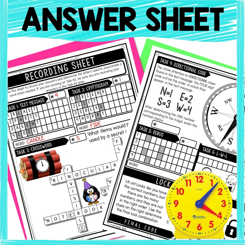 Dynamite Birthday Escape Room Code for Kids Printable Party - Etsy