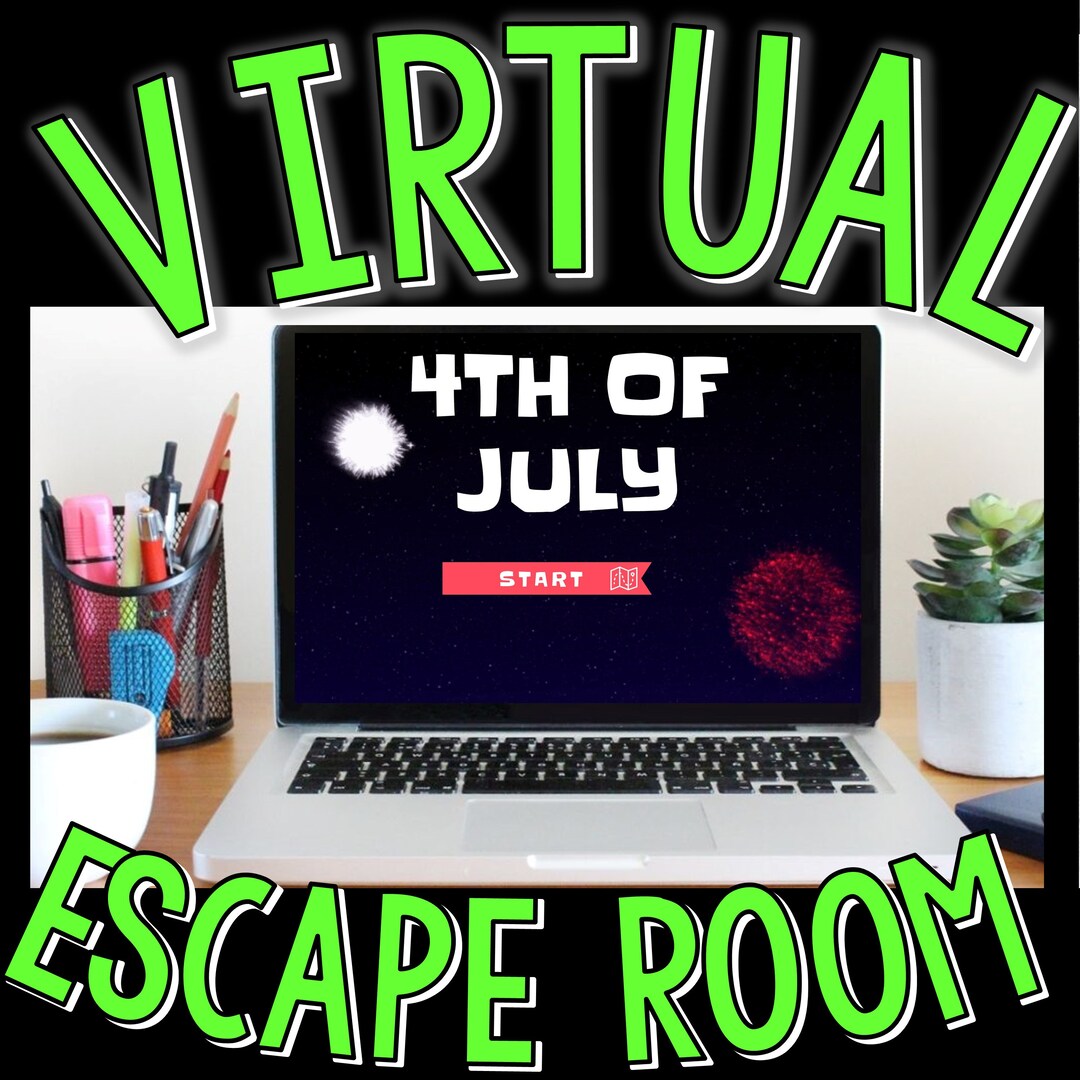 4TH OF JULY Virtual Escape Room for Kids, Digital Escape Room Game ...
