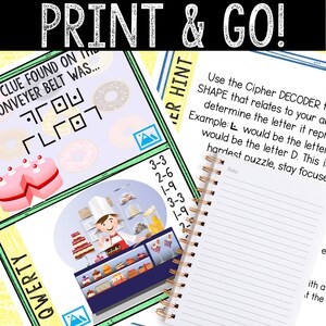 Escape Room for Kids - DIY Printable Game – Divine Donuts Escape Room ...