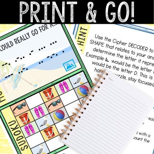 Escape Room Game for Kids - Printable Party Game – Beach Days Escape ...