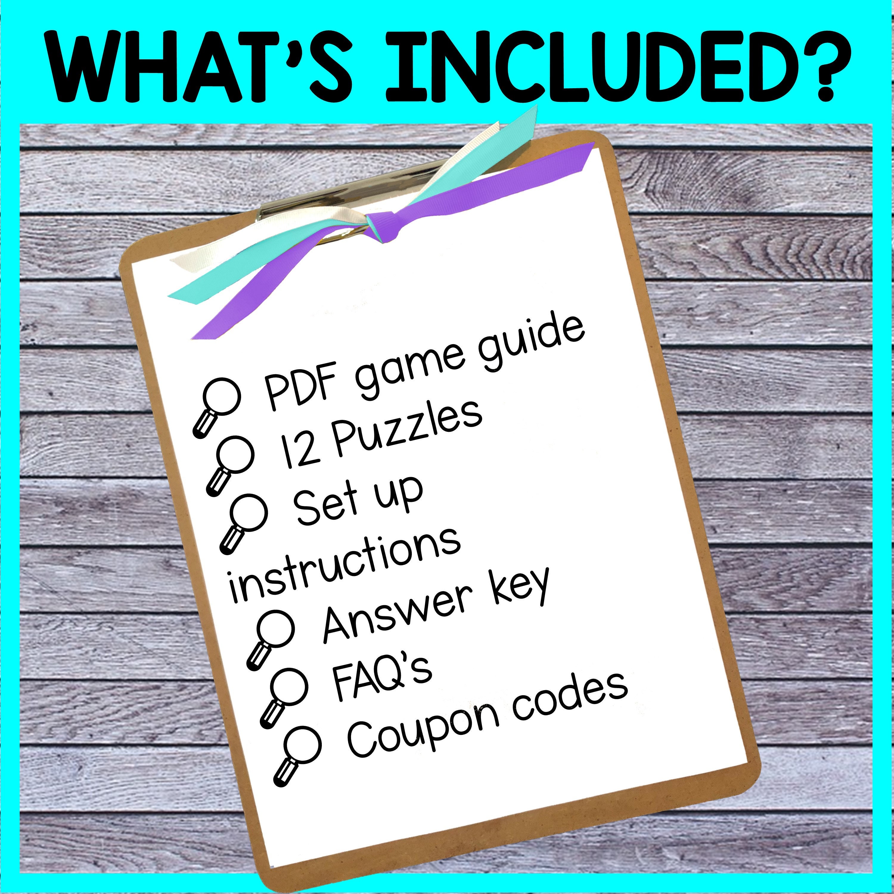 New Year's Traditions Game - Scavenger Hunt for Kids - Escape Room ...