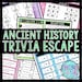 Ancient History Trivia Game - Escape Room for Kids - Printable Party ...