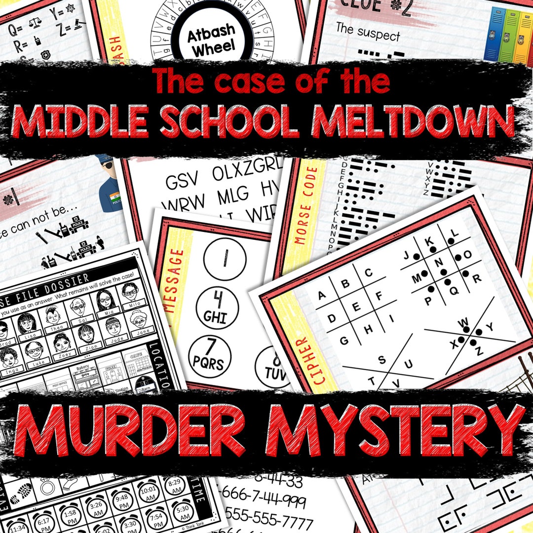 Murder Mystery Game for Kids – Spy Party – Middle School Meltdown ...
