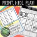 Logic Puzzle Scavenger Hunt Game for Kids Party Game Zoo Visit Mystery ...
