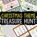 Christmas Theme Treasure Hunt for Kids, Printable Puzzle Game, Indoor ...