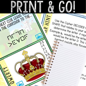 Escape Room for Kids - DIY Printable Game – Princess Scroll Escape Room ...