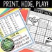 Logic Puzzle Scavenger Hunt Game for Kids - Party Game - Summer ...