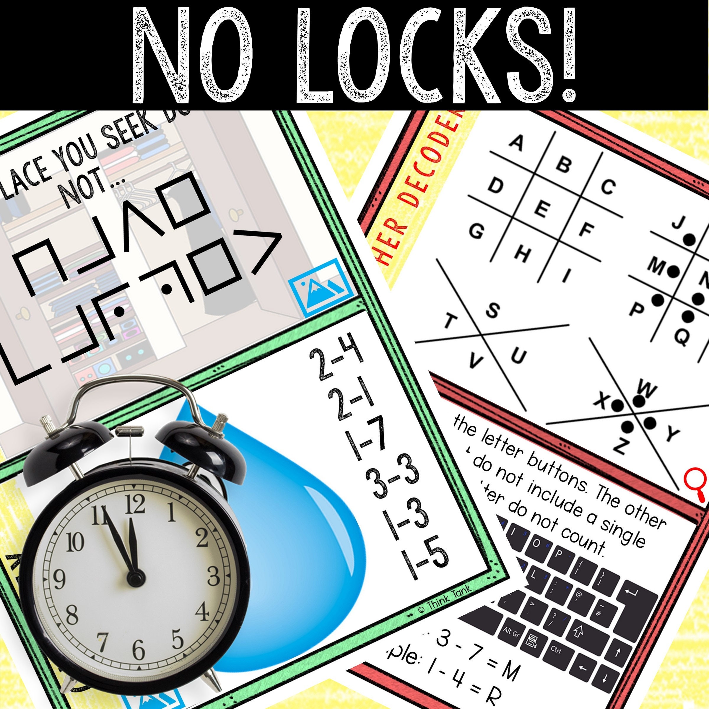 Escape Room for Kids - Printable Party Game – Boys 10th Birthday Escape ...