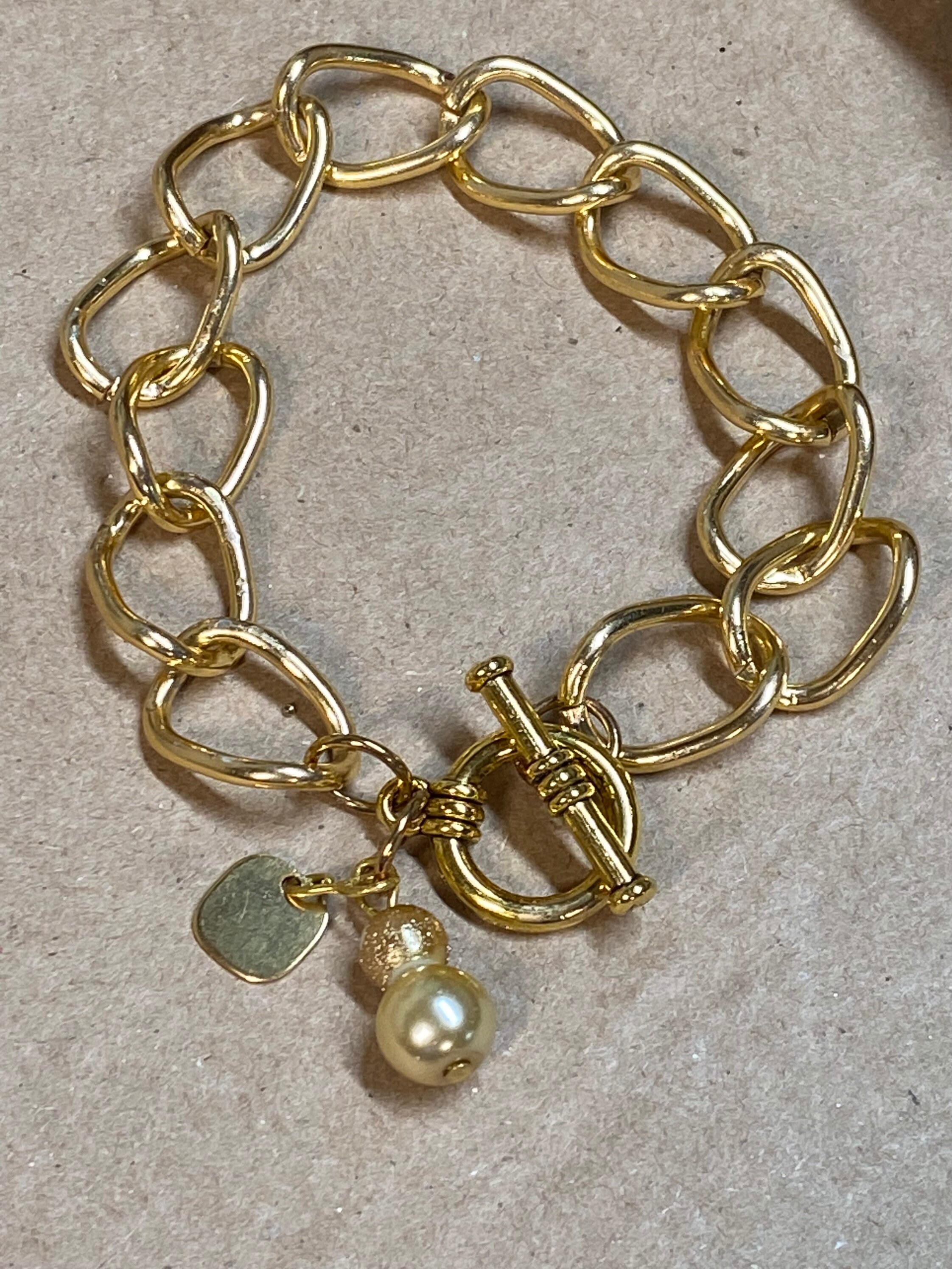 W-gold Bracelet for Women. Bold Statement Bracelet for Her. - Etsy
