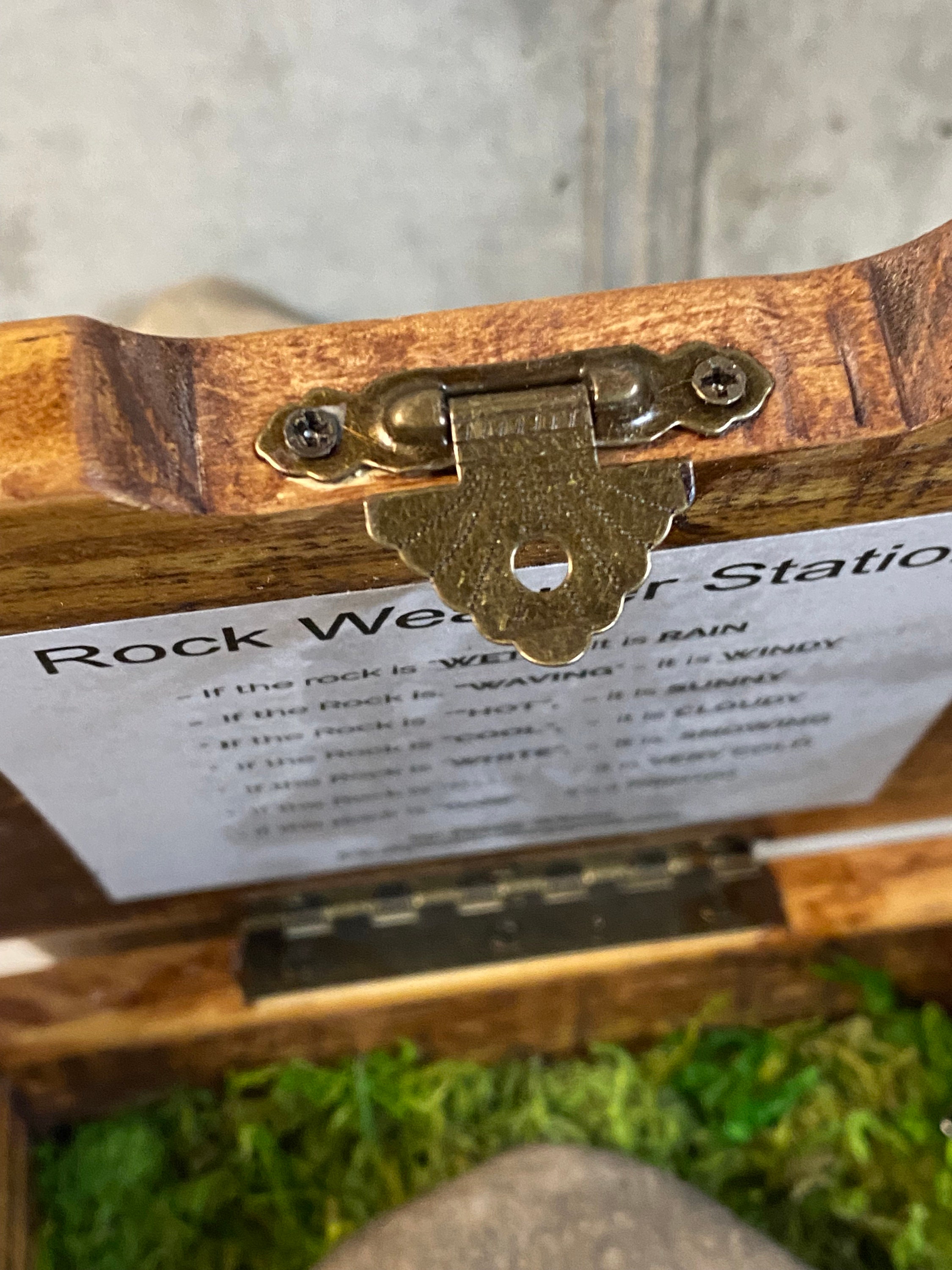 Novelty Weather Stone. Your Weather Stone is Housed in a Rustic ...