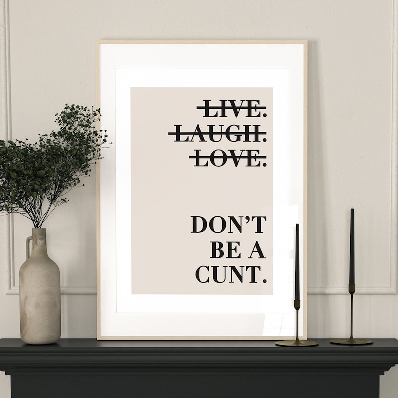 Rude Art Prints - Etsy UK