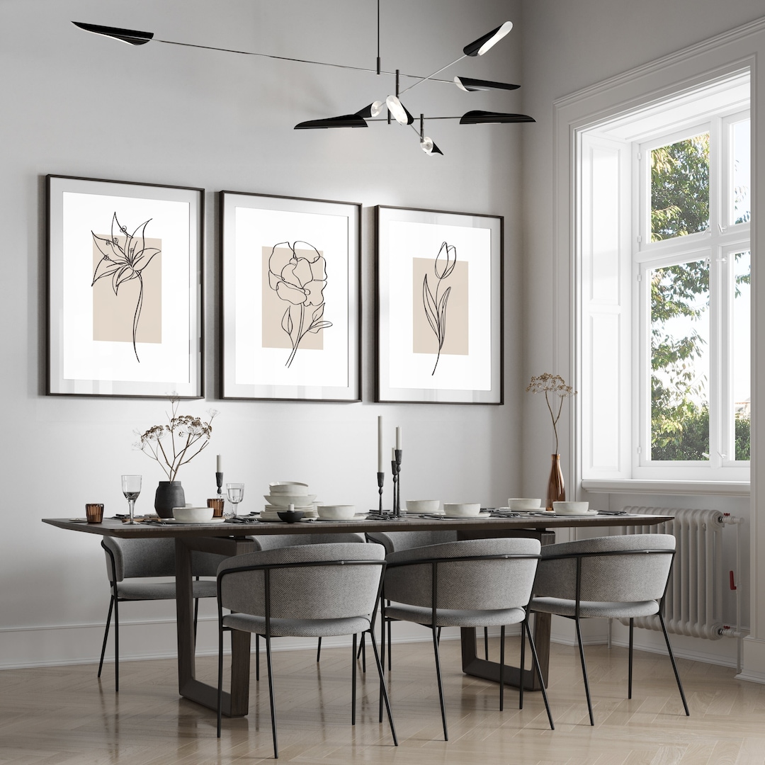 Neutral Wall Prints, Botanical Wall Prints, Bedroom Wall Prints ...