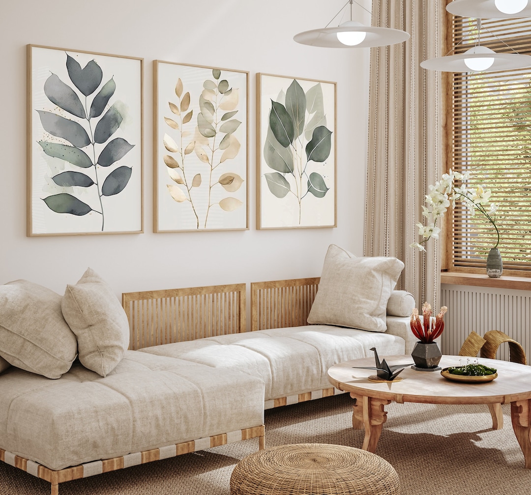 Neutral Wall Prints, Botanical Wall Prints, Bedroom Wall Prints ...